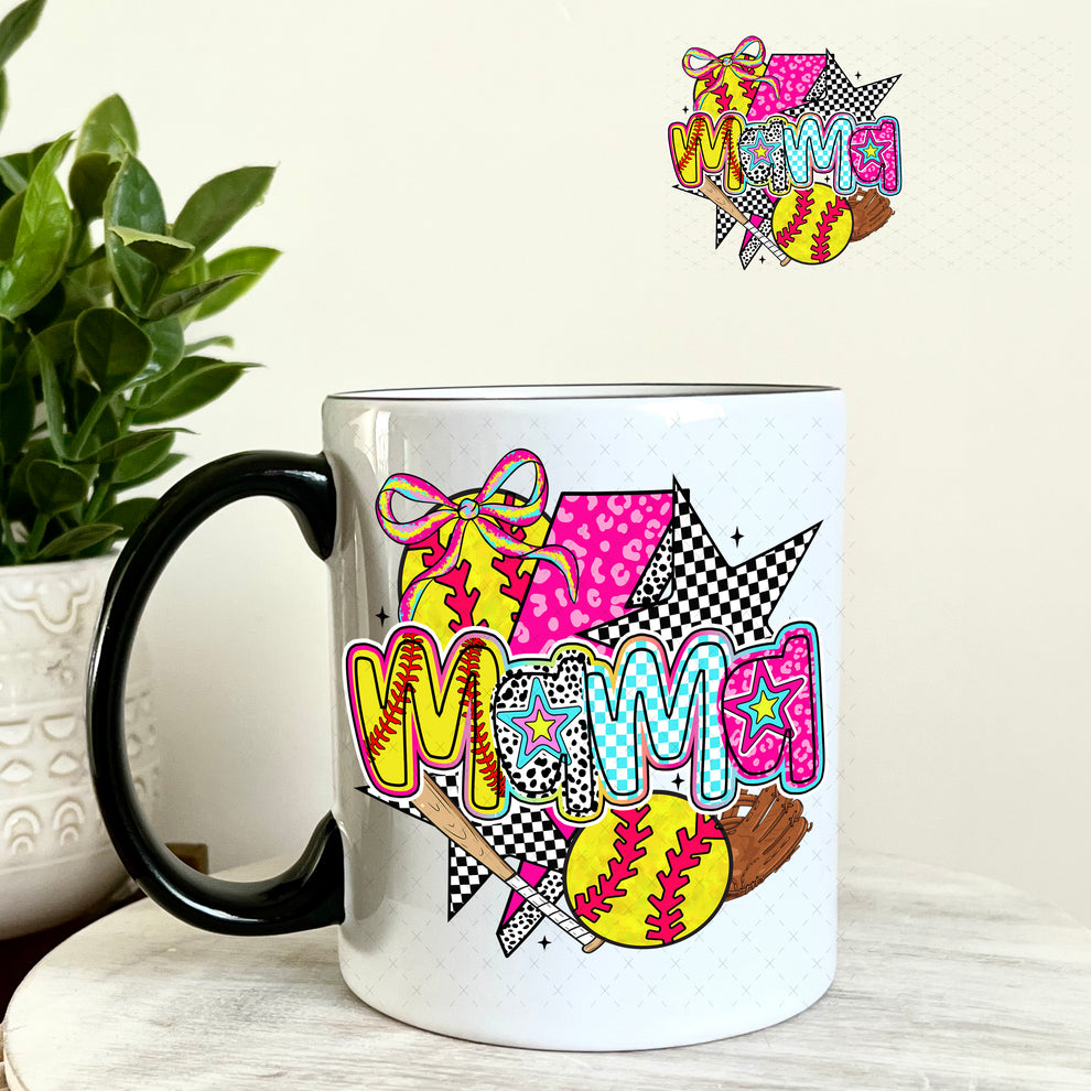 UV DTF Decal - Preppy Mama Softball – Weefers