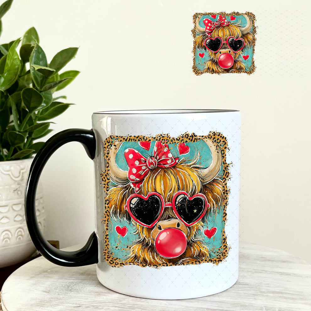 UV DTF Decal - Bougie Red Bubble Cow – Weefers