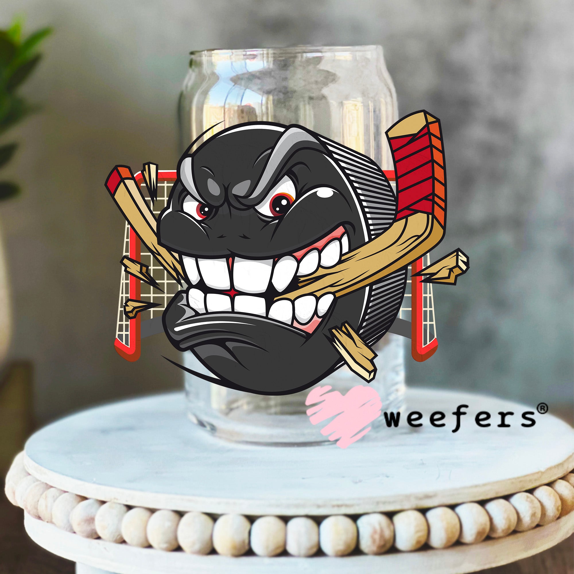Hockey Puck Crusher UV DTF Decal – Weefers
