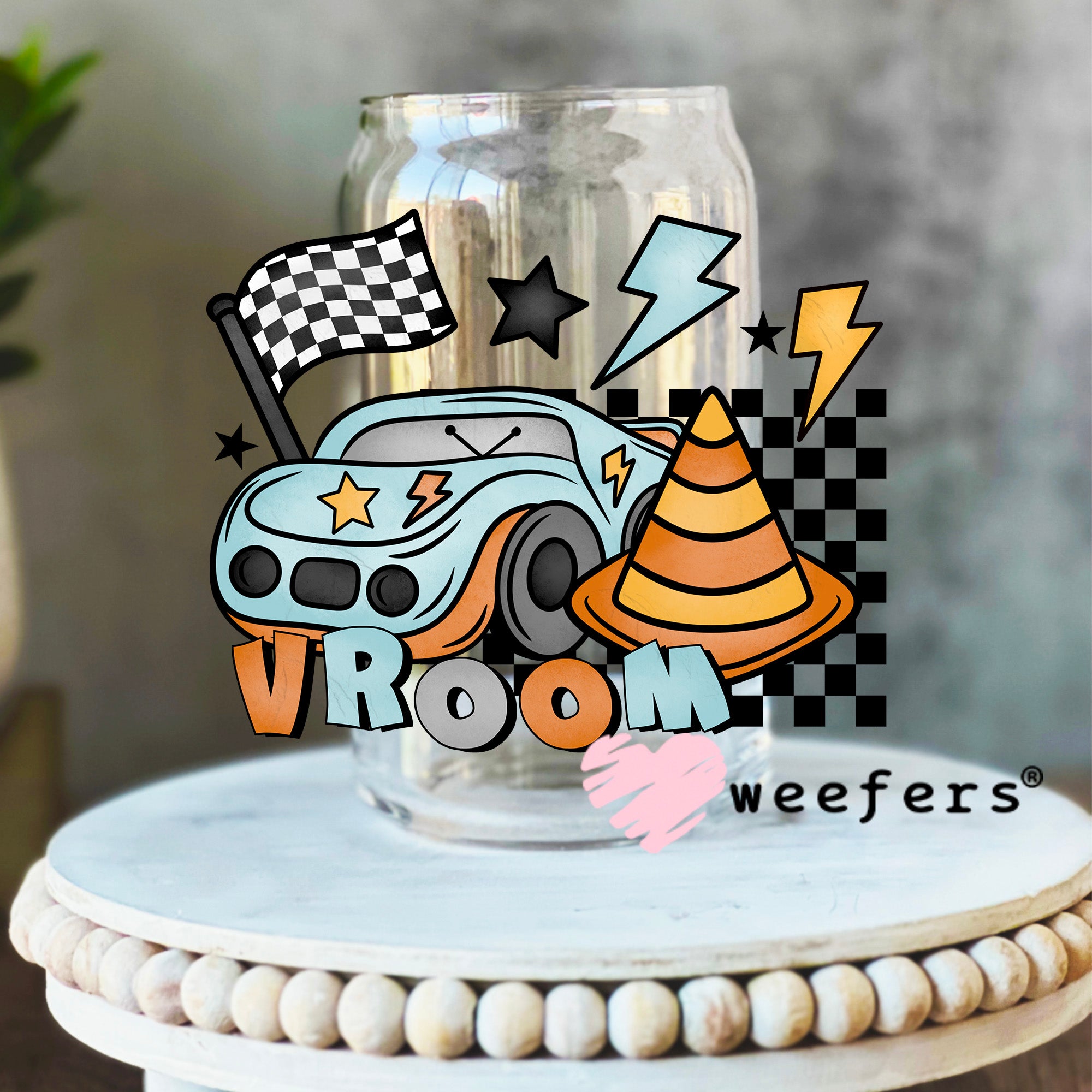 Vroom Car Racer UV DTF Decal – Weefers