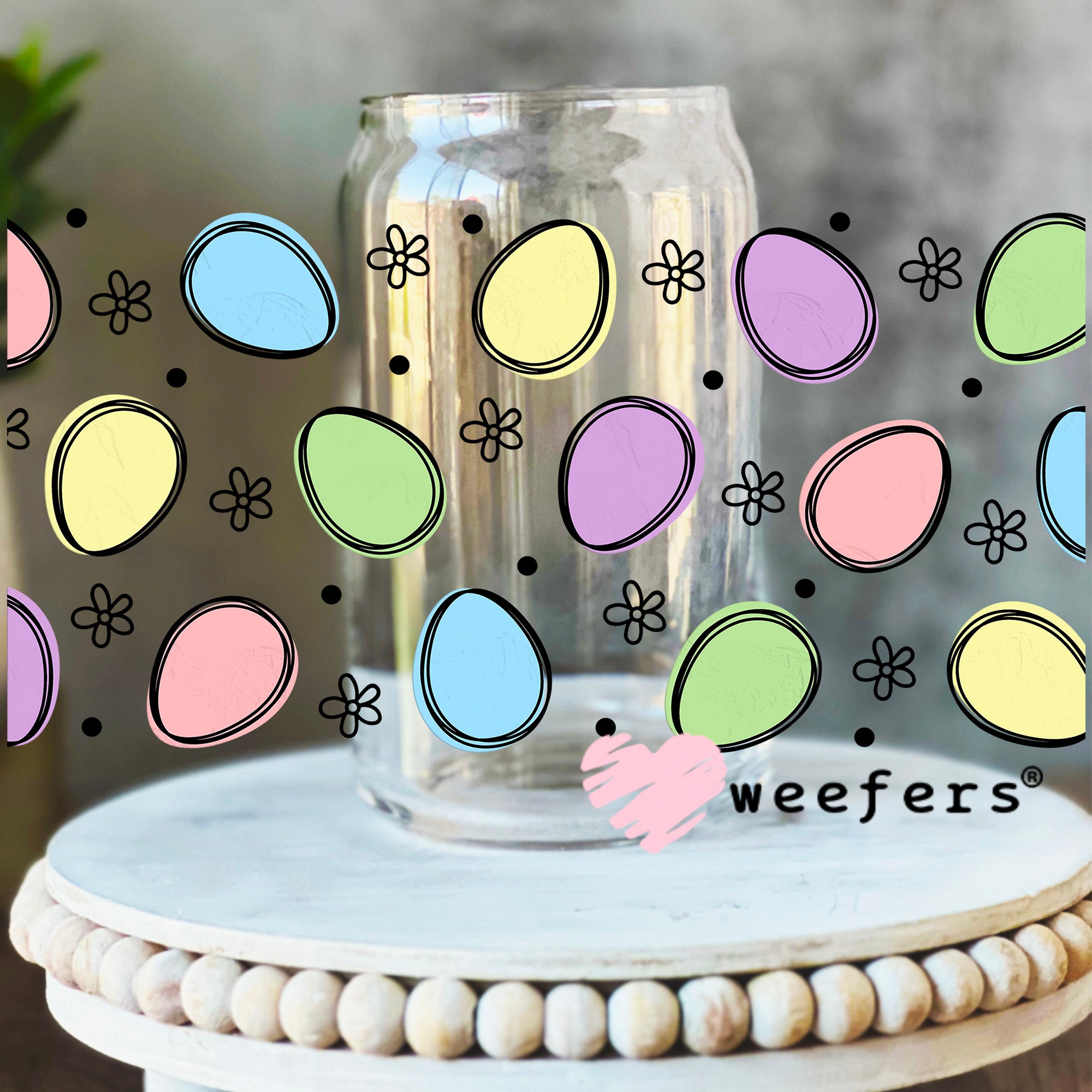 Colorful Easter Eggs UV DTF Cup Wrap – Weefers