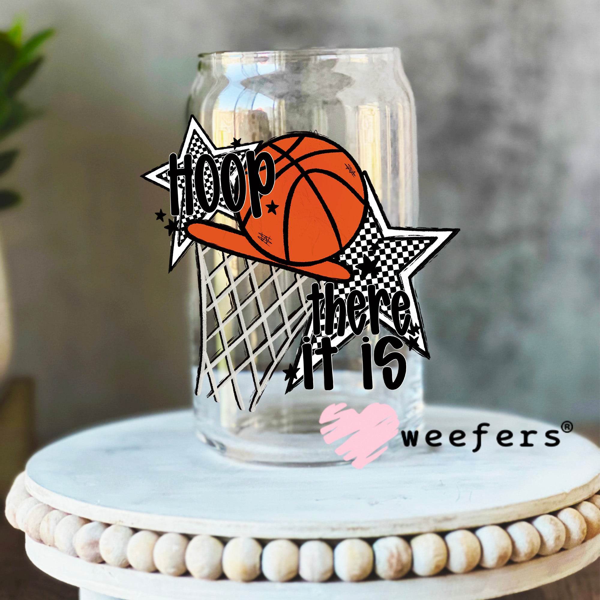 Hoop there it is Basketball UV DTF Decal – Weefers