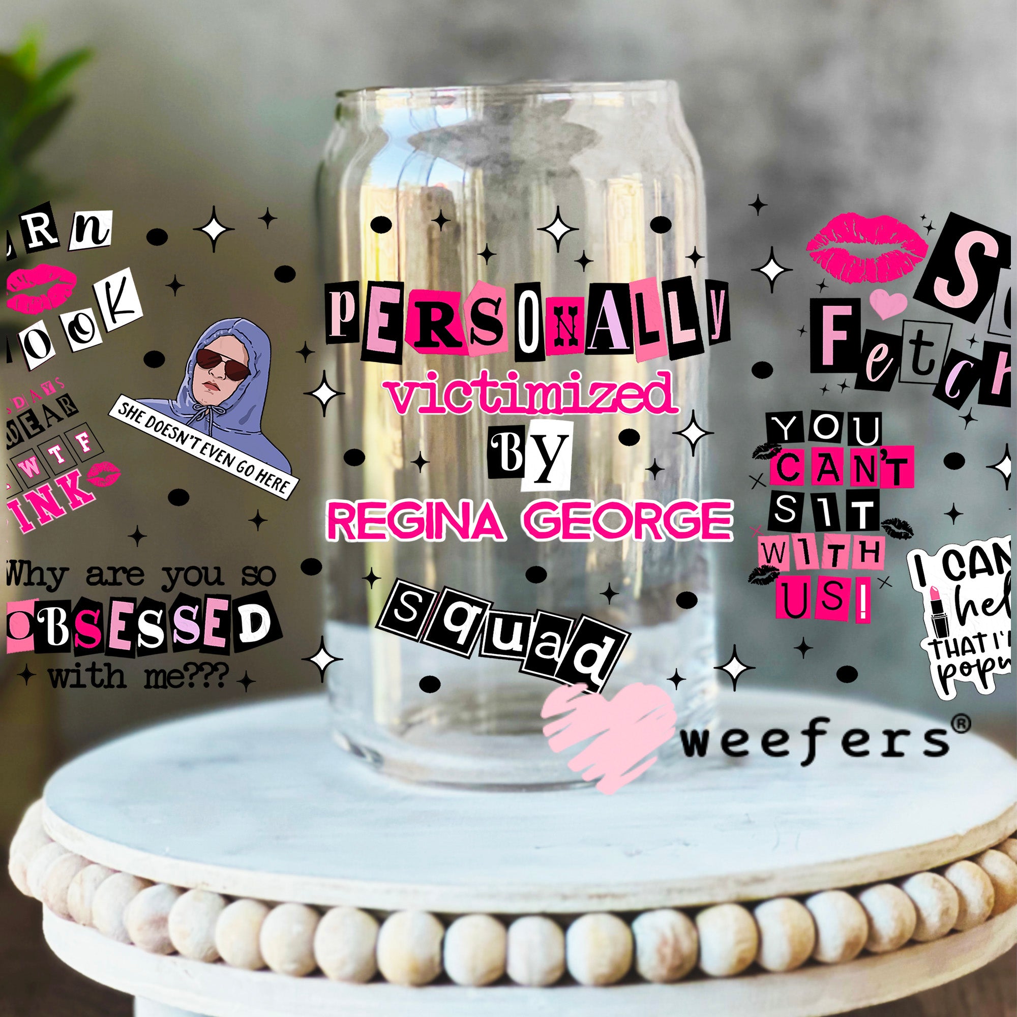Personally Victimized by Regina George MG Burn Book UV DTF Cup Wrap ...