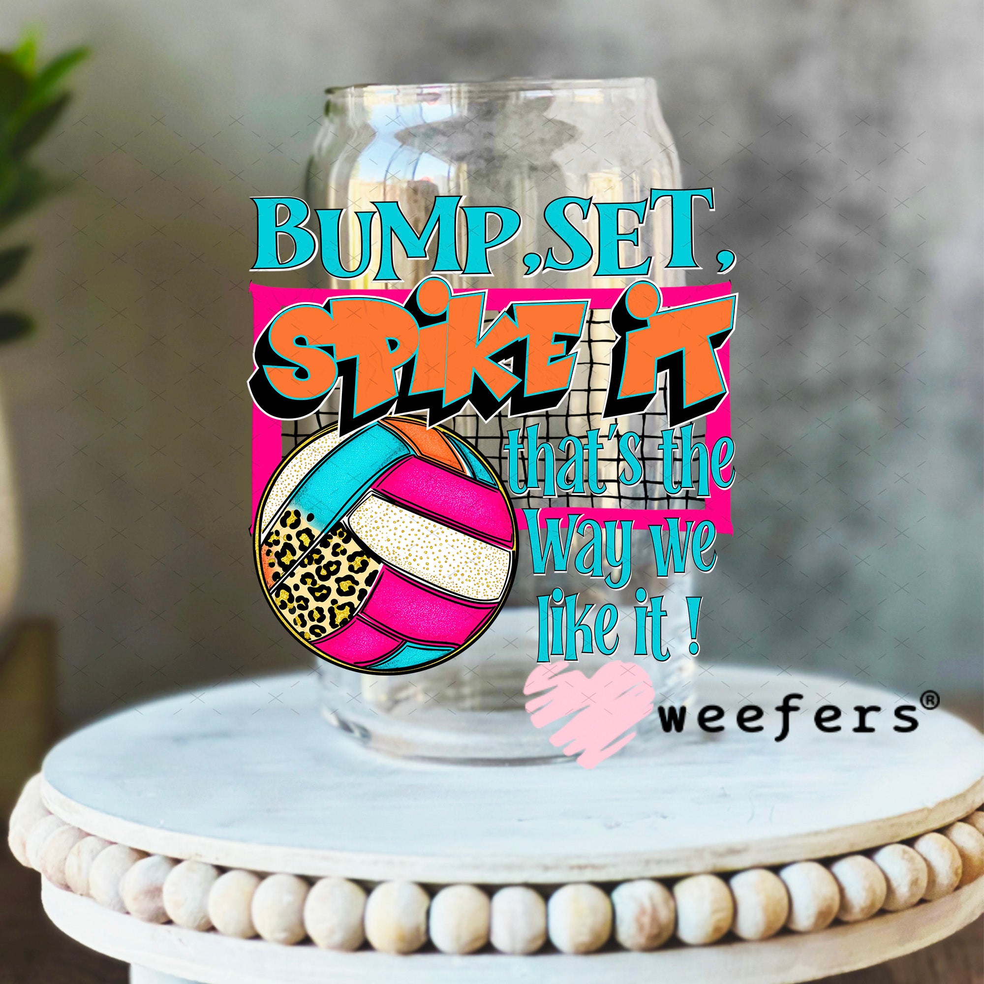 UV DTF Decal - Volleyball Bump Set Spike It – Weefers