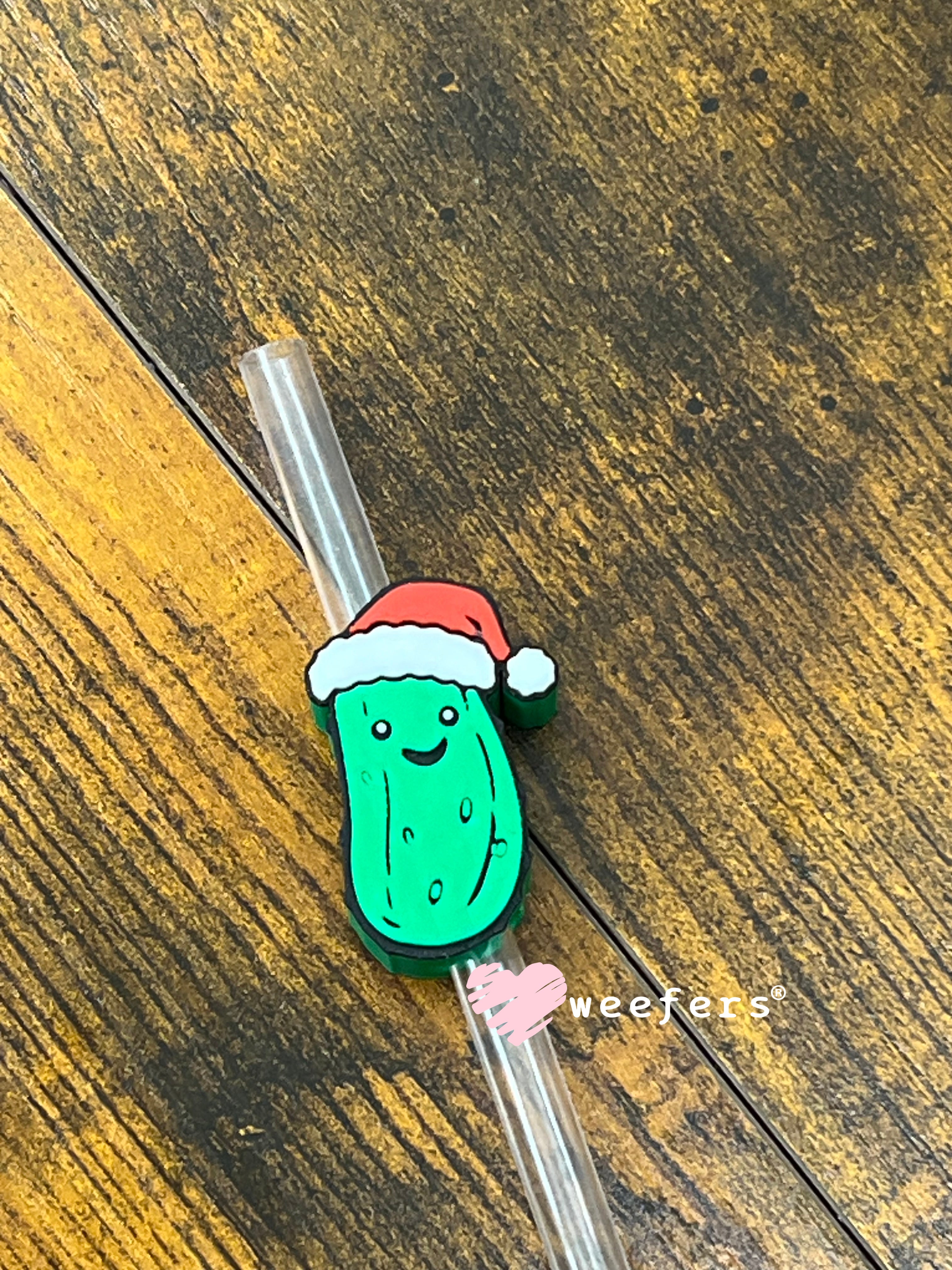 Christmas Pickle Straw Topper Buddy – Weefers